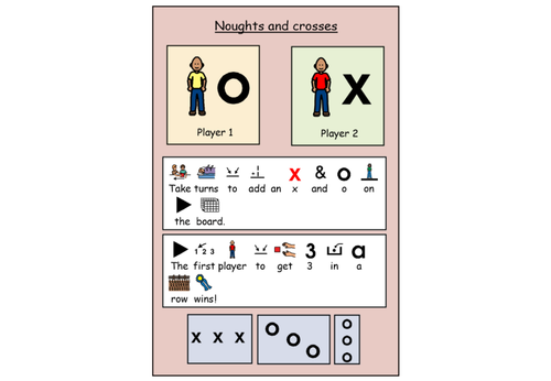 Noughts and Crosses Visual Rules | Teaching Resources