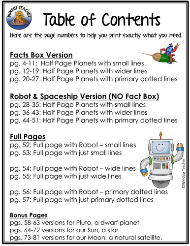 Planet Research Project - Report Writing Activity Papers | Teaching ...