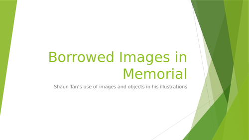Memorial - Gary Crew & Shaun Tan - Worksheet and PowerPoint | Teaching ...