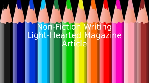 GCSE English: Writing a persuasive article | Teaching Resources