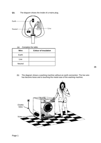 AQA GCSE Physics (9-1) - P5.2 Cables and plugs FULL LESSON | Teaching ...