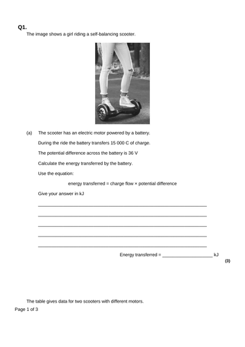 AQA GCSE Physics (9-1) - P5.5 Appliances and efficiency FULL LESSON ...
