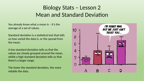 Statistics for A Level Biology | Teaching Resources