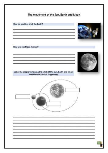 Science- Earth & Space- The Earth, Sun & Moon Year 5 | Teaching Resources