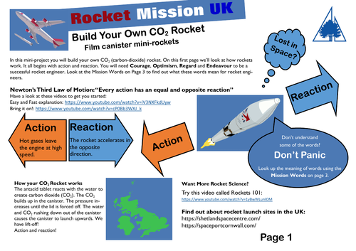 Rocket Mission UK | Teaching Resources