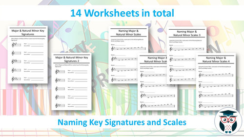 How To Build Natural Minor Scales PowerPoint, Handouts & Worksheets ...