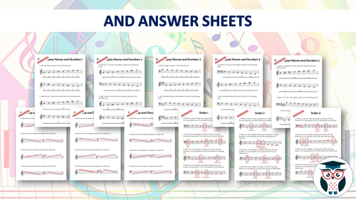 Ascending and Descending Scales - PowerPoint, Handout & 11 Worksheets ...