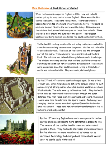 Castles Introduction | Teaching Resources