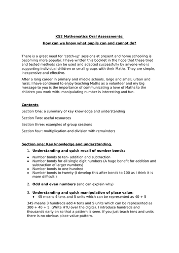 KS2 Maths activities for 'catch-up' groups | Teaching Resources