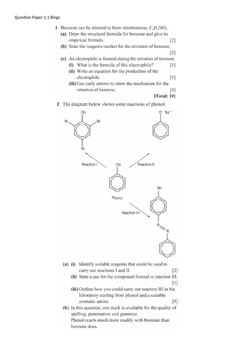 OCR A2 Chemistry A F324 Rings, Polymers & Analysis | Teaching Resources