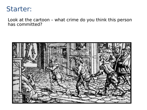Crime and Punishment: Tudor Criminals | Teaching Resources