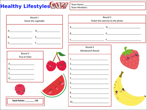 Healthy Lifestyles and Keeping Fit | Teaching Resources