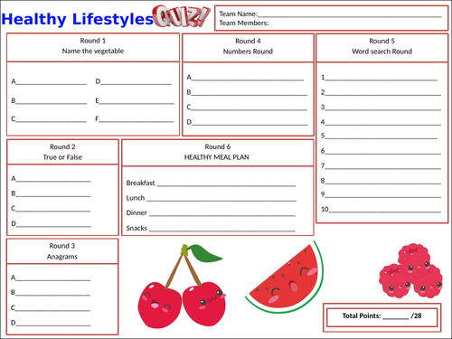 Healthy Lifestyles and Keeping Fit | Teaching Resources