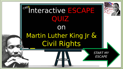 MLK & Civil Rights Escape Quiz | Teaching Resources
