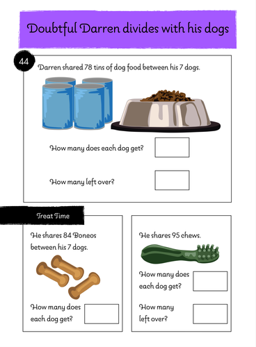 Division & Long Division Practice Questions With Answers - Age 9-12 ...
