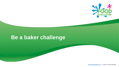 Be a baker challenge | Teaching Resources