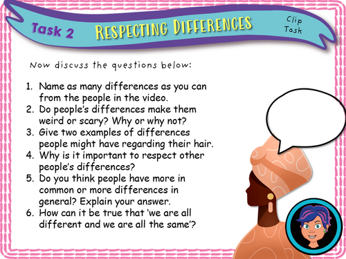 Respecting Differences | Teaching Resources