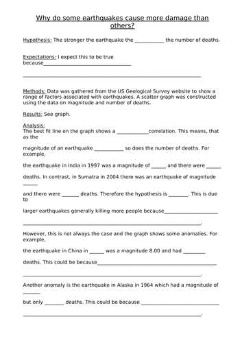 KS3 Natural Hazards / Tectonics / Restless Earth - Full Unit with All ...