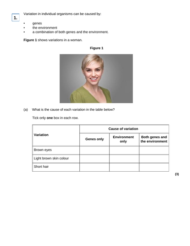 AQA GCSE Biology (9-1) B14.1 Variation - FULL LESSON | Teaching Resources