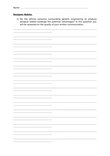 AQA GCSE Biology (9-1) B14.4 Genetic engineering - FULL LESSON ...