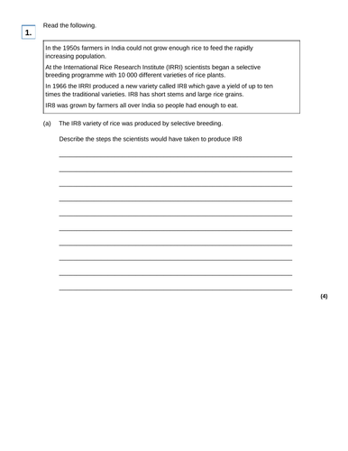 AQA GCSE Biology (9-1) B14.4 Genetic engineering - FULL LESSON ...