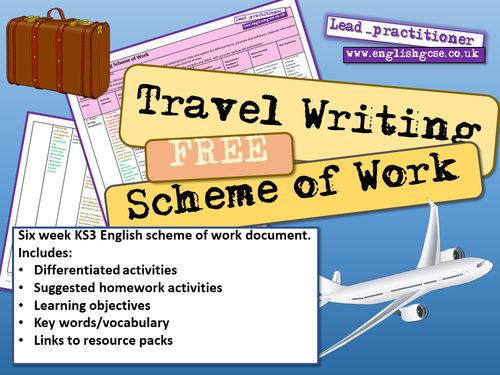 Travel Writing Scheme of Work | Teaching Resources