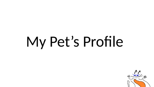 Pet Profile - German Reading Writing Activity Lesson Beginners Ease of ...