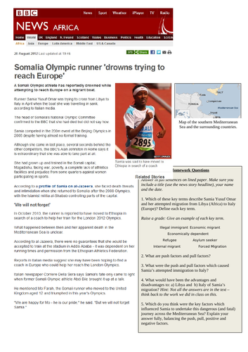 KS3 Population Change and Migration - Full Unit with All Resources ...