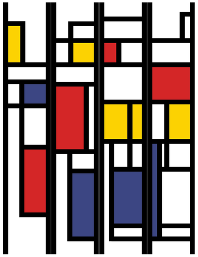 Mondrian Display set and introduction PowerPoint | Teaching Resources