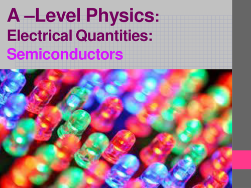 A Level Physics Electricity FULL Lesson Pack of Powerpoints | Teaching ...