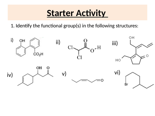 Qualitative Analysis of Organic Functional Groups | Teaching Resources Qualitative Analysis of Organic Functional Groups | Teaching Resources
