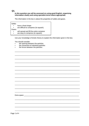 AQA GCSE Physics (9-1) - P6.2 States of matter FULL LESSON | Teaching ...