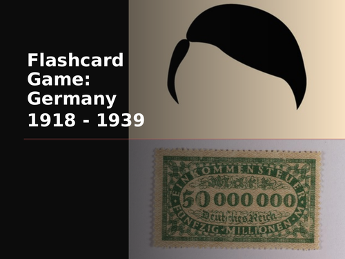 A LEVEL AND GCSE AND IGCSE HISTORY WEIMAR AND NAZI GERMANY FLASHCARD ...