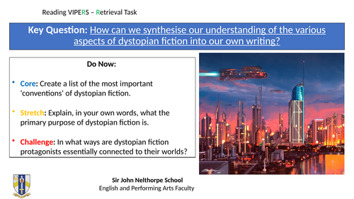 Dystopian Ficiton Lessons (9-12) | Teaching Resources