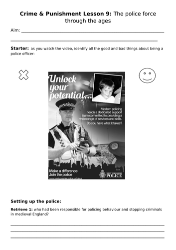 Crime and Punishment: The Police Force Through the Ages | Teaching ...