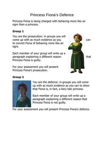 Shrek Unit - BGE Media/English | Teaching Resources
