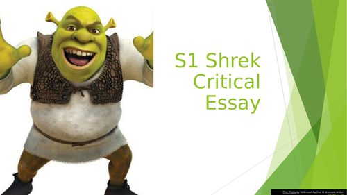 Shrek Unit - BGE Media/English | Teaching Resources