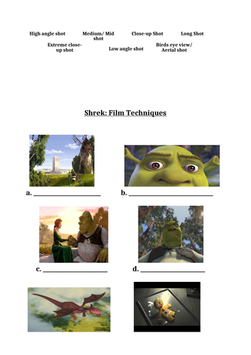 Shrek Unit - BGE Media/English | Teaching Resources