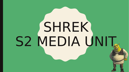 Shrek Unit - BGE Media/English | Teaching Resources