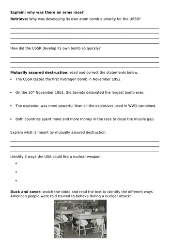 USA Home and Abroad: The Cold War - Fighting the Cold War | Teaching ...