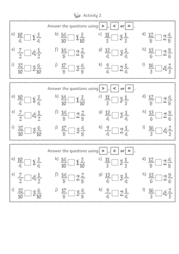 Converting Improper Fractions and Mixed Numbers Y5 Fractions Lesson 4 ...