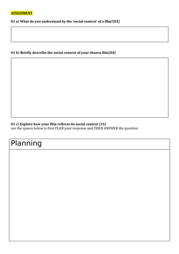GCSE Film - DISTRICT 9 - Six lessons | Teaching Resources