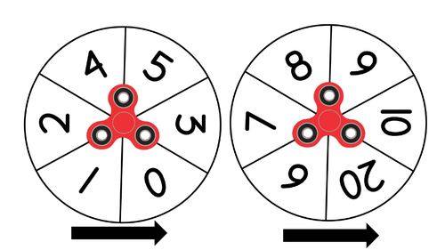 Number Spinner Game KS1 / SEN | Teaching Resources
