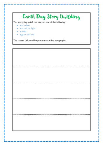 Earth Day | Story Building | Active Learning | KS3 and KS4 | Teaching ...