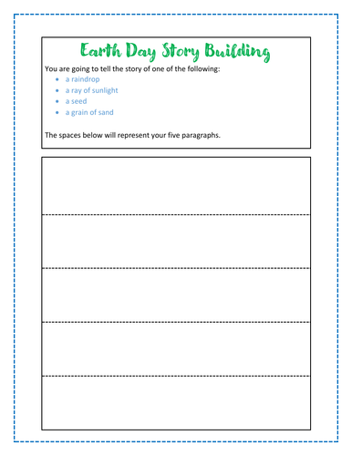 Earth Day | Story Building | Active Learning | KS3 and KS4 | Teaching ...