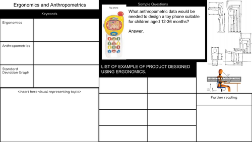 Anthropometrics and Ergonomics Lesson | Teaching Resources