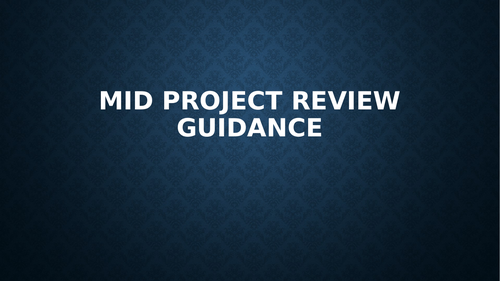 EPQ guidance for stages of AQA Projects | Teaching Resources