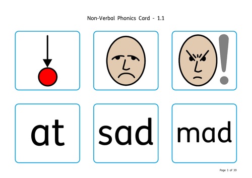 SEN RWI Set 1 Green Words with Symbols | Teaching Resources