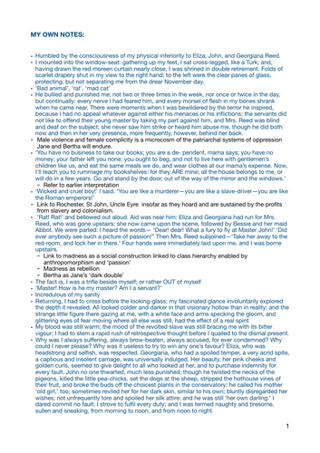 Jane Eyre quotes bank comparative and contextual study women in ...