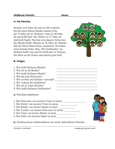German Family Bundle: Die Familie: TOP 4 Resources at 30% off ...